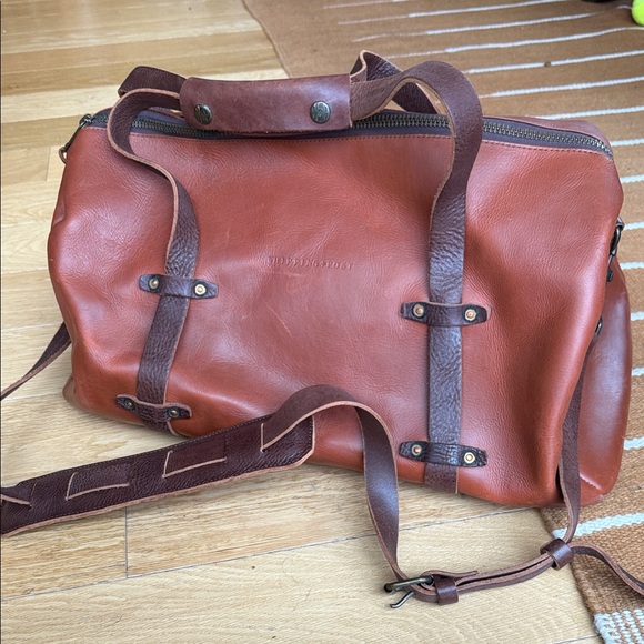 Whipping + Post | Bags | Whipping Post Brown Leather Weekender Duffel ...